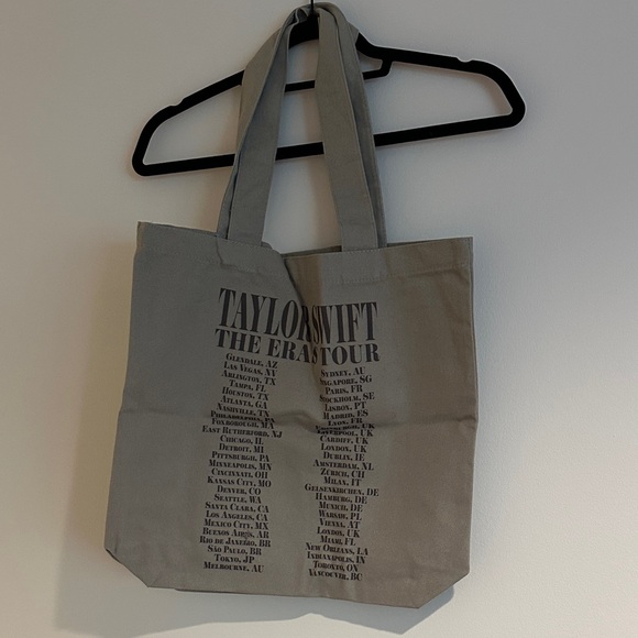Taylor Swift | Bags | Taylor Swift Eras Tour Gray Tote Bag | Poshmark